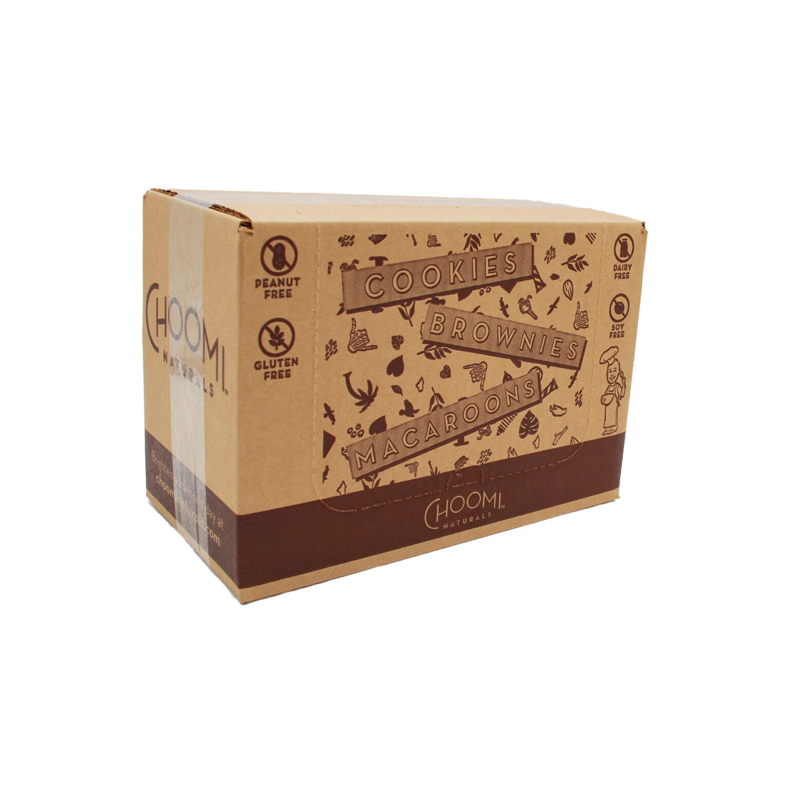 Choomi Naturals Crunchy Chocolate Chip Cookies | 4 Pack