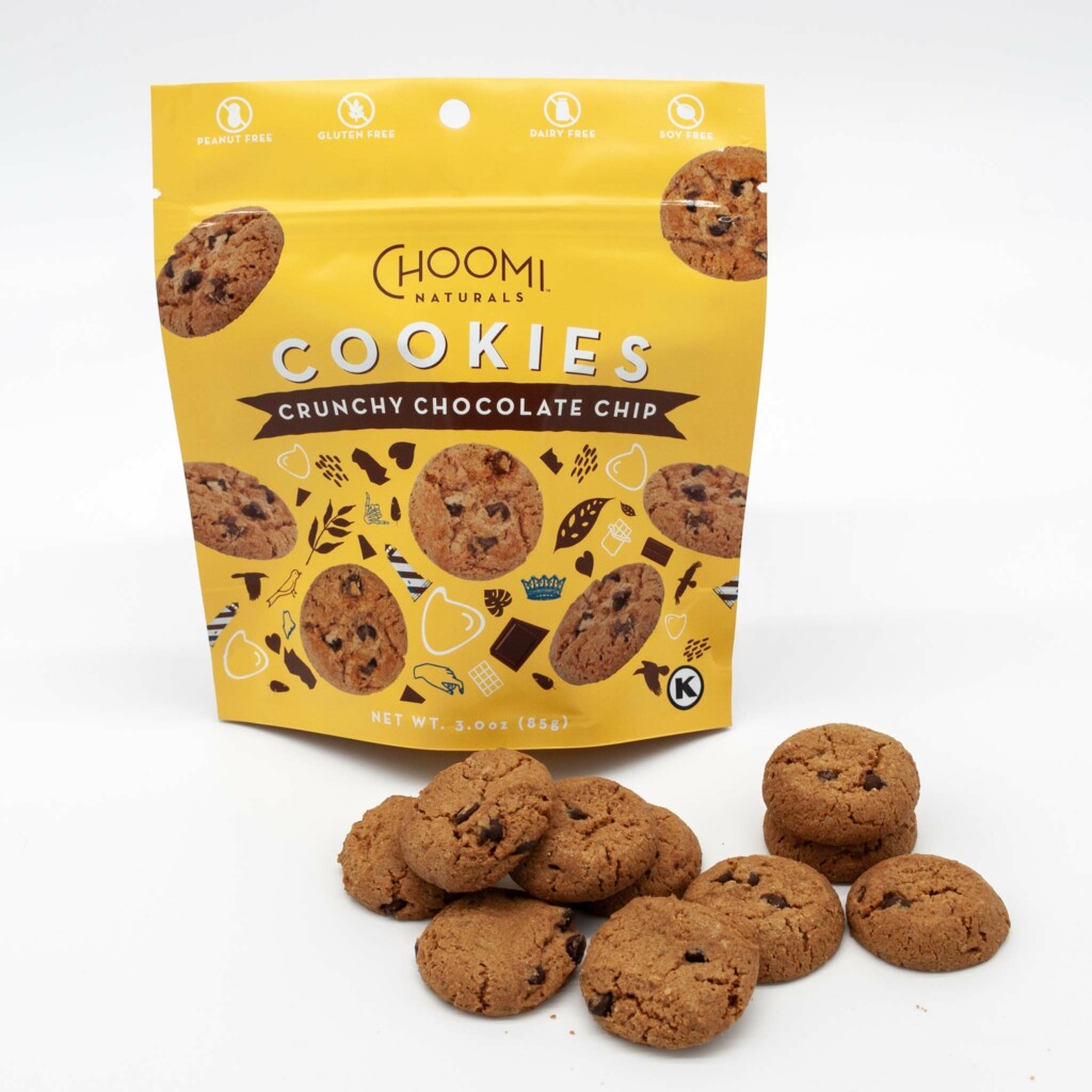 Choomi Naturals Crunchy Chocolate Chip Cookies | 4 Pack