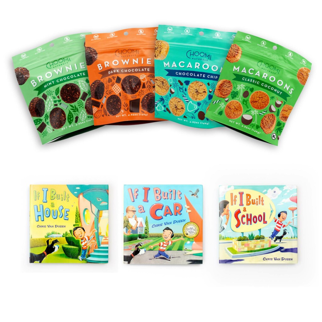 Choomi Naturals Kids Gift Box with If I Built Book Series
